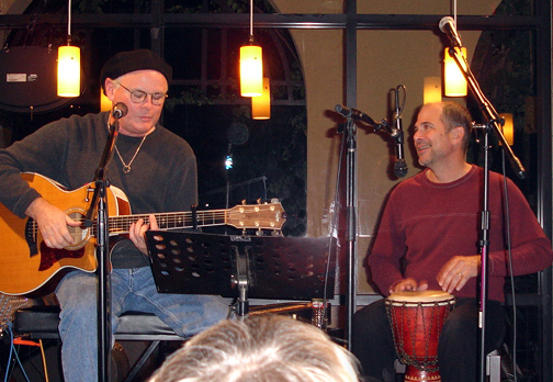 Andy Robinson's Folkey Monkey Gig at Milanos Coffee